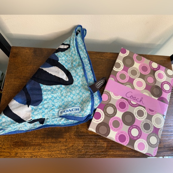 Coach | Office | Coach Notebook Set Scarf | Poshmark
